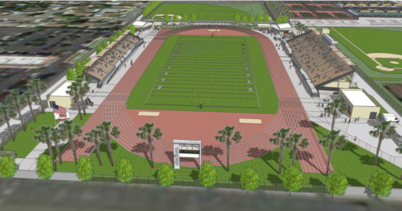Học khu Orange chi $24 triệu để tu sửa sân vận động Fred Kelly Stadium