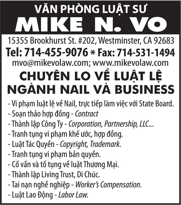 Mike Vo - VP Luật Sư - Nguoi Viet Online